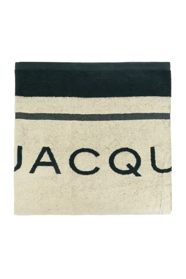 Jacquemus Towel With Logo - Beige