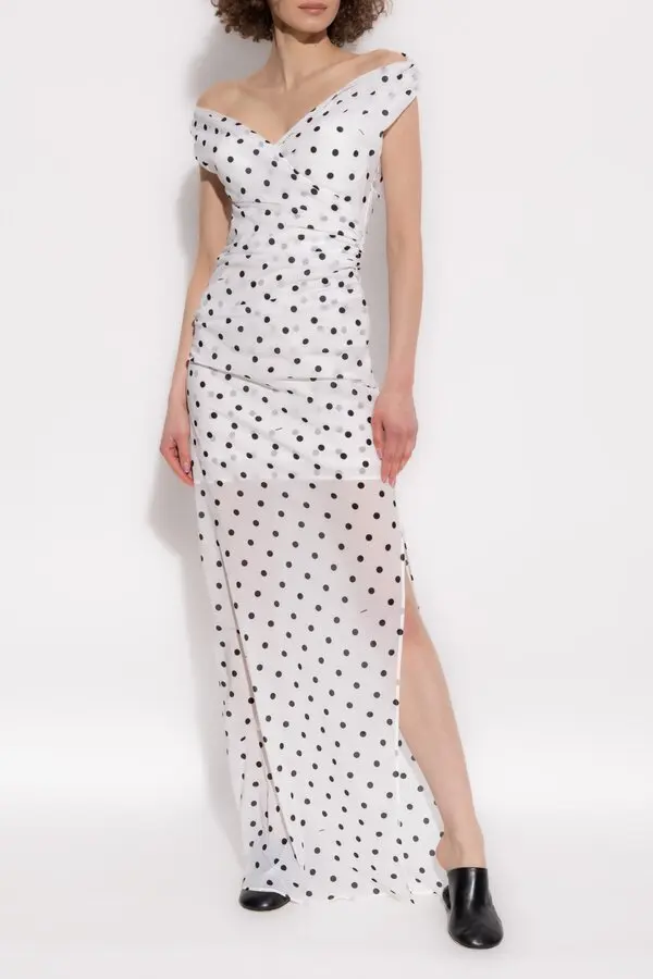 Jacquemus Polka Dot Patterned Maxi Dress