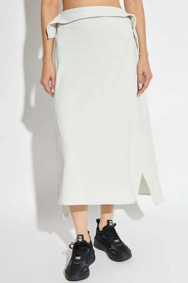 Y3 Sweatshirt Skirt With Slit