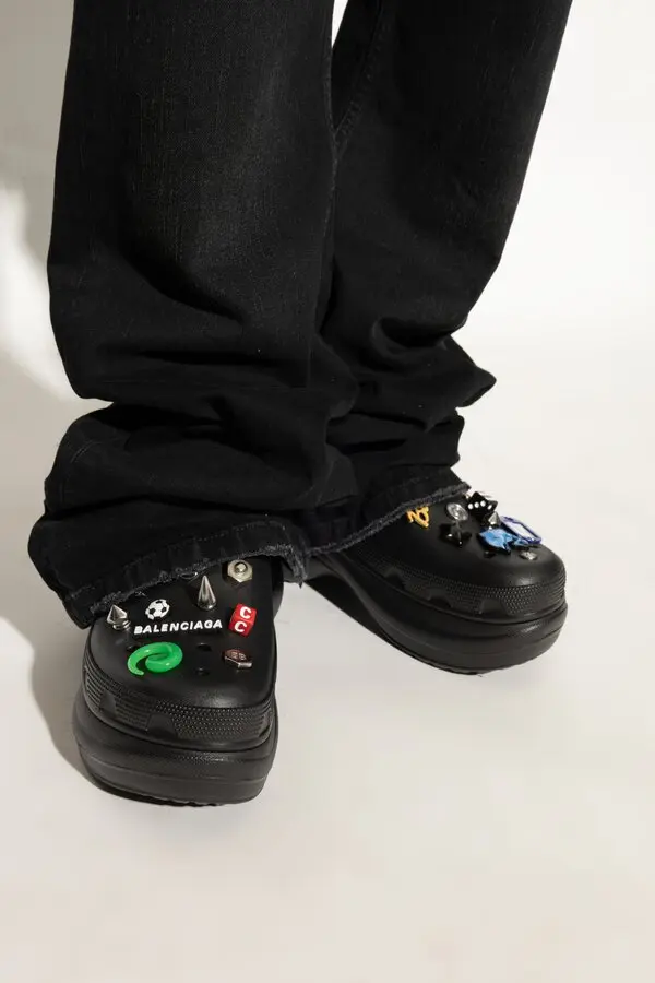 Balenciaga Rubber Shoes With Embellishments