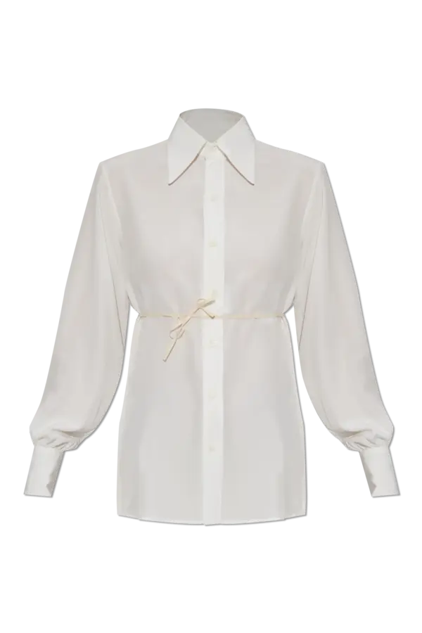 MAISON MARGIELA Silk Shirt With Side Slits