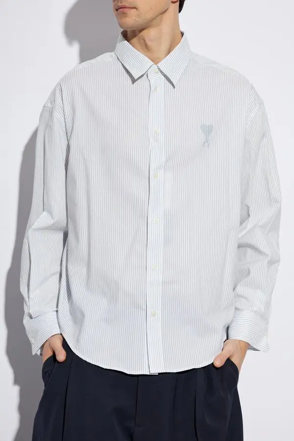 Ami Shirt With Striped Pattern