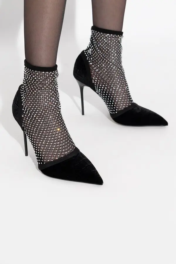 Balmain Heeled Ankle Boots