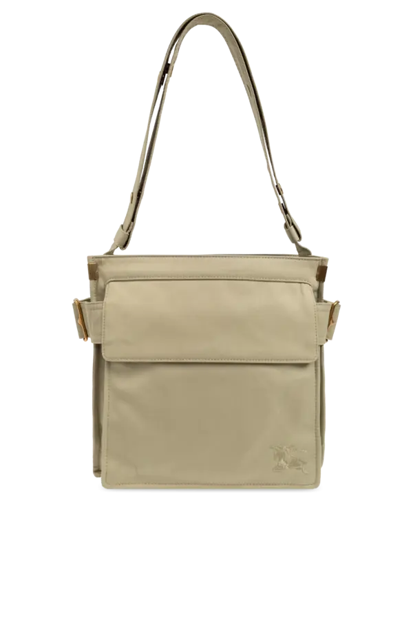 Burberry Shoulder Bag With Logo - Green