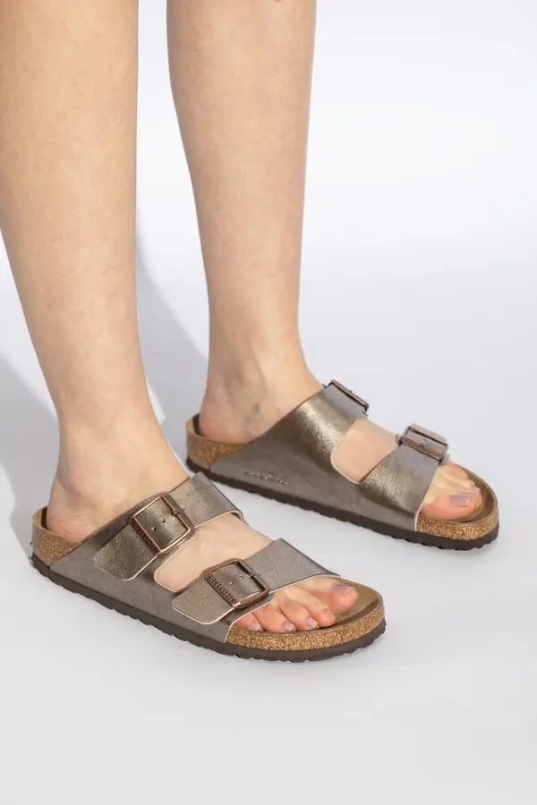 BIRKENSTOCK Arizona Bs Slides - Gold