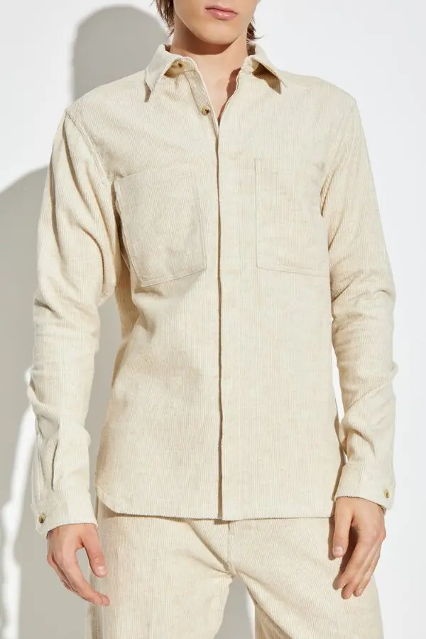 Rick Owens Corduroy Shirt With Pockets
