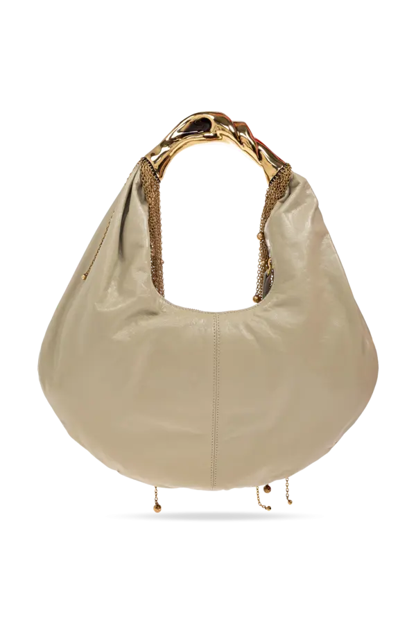 Chloé Leather Hobo Bag With Gold Hardware