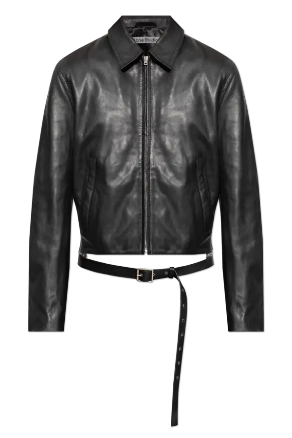 Acne Studios Leather Jacket - Black