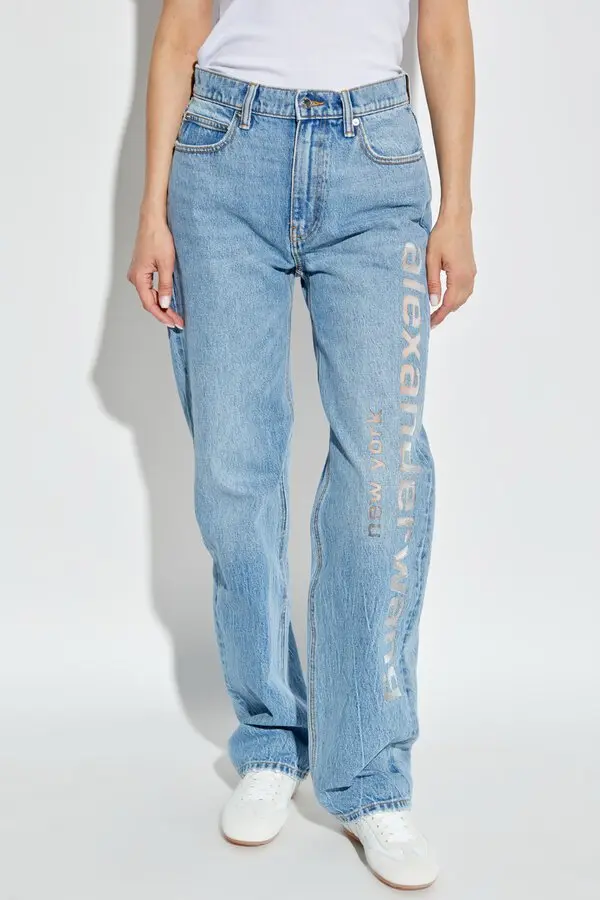 Alexander Wang Vintage-effect Boyfriend Jeans