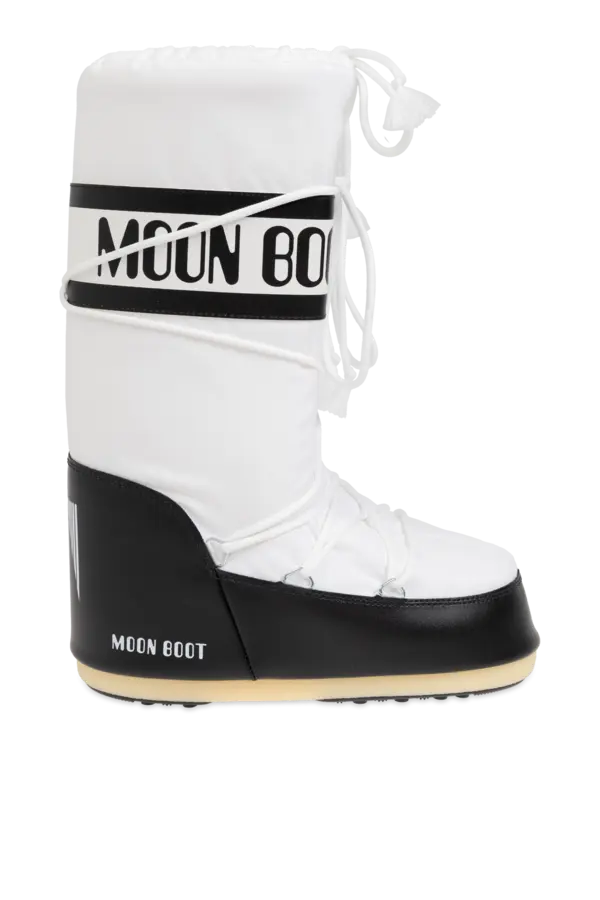 Moon Boot Icon Nylon Snow Boots - White