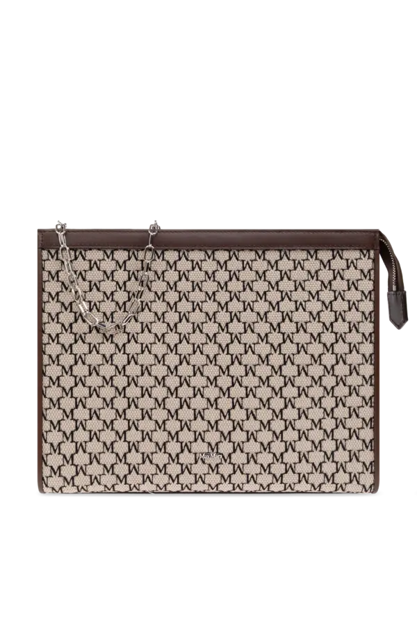 Max Mara Mmtroussem Rectangular Clutch - Beige