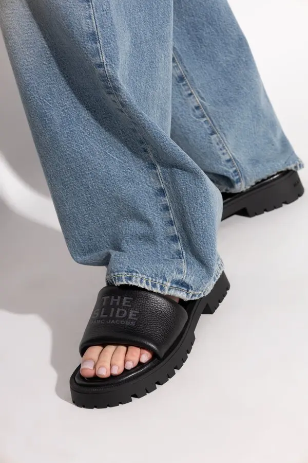 Marc Jacobs Leather Slides