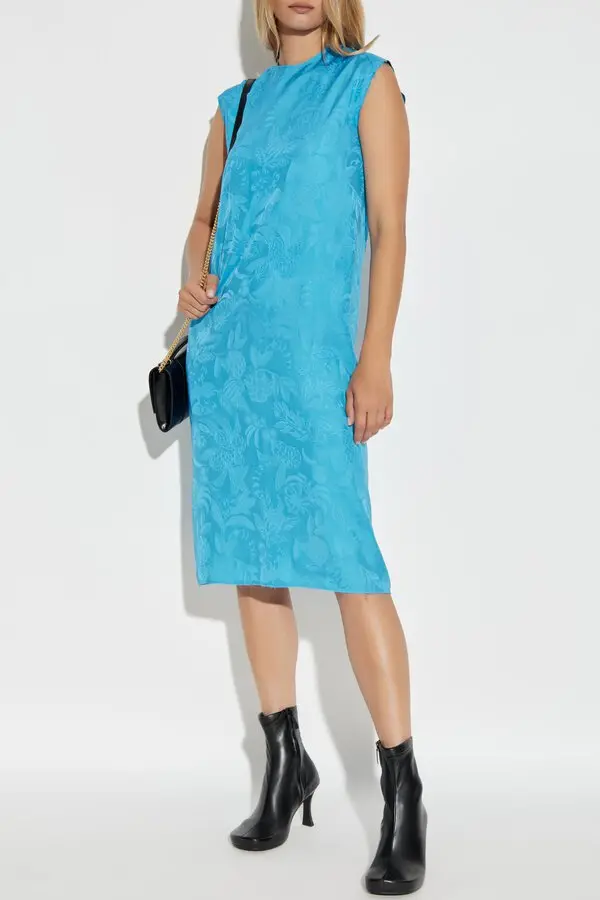 Balenciaga Silk-trimmed Dress