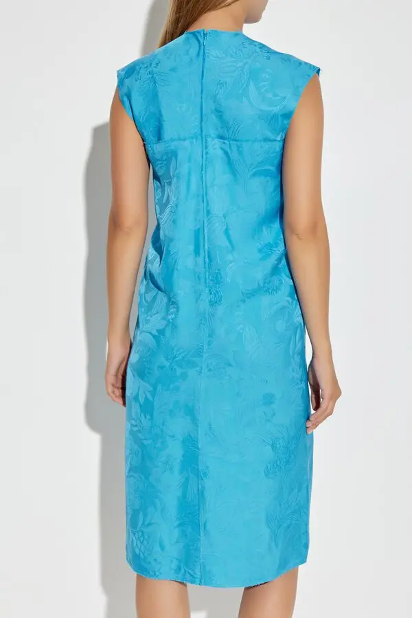 Balenciaga Silk-trimmed Dress