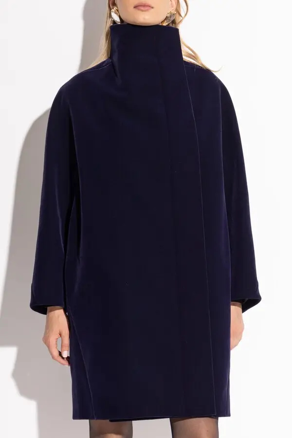 Alaïa Coat With Stand-up Collar