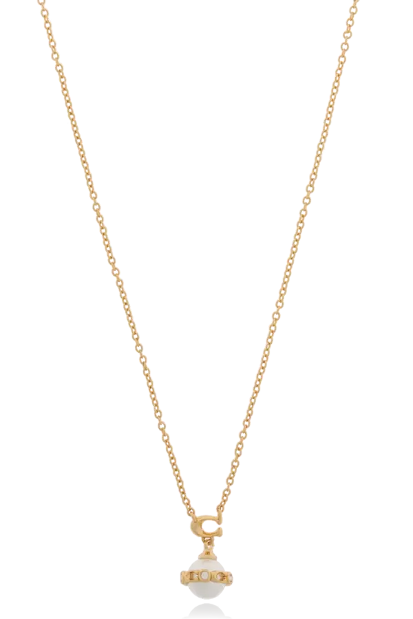 COACH Pendant Necklace - Gold
