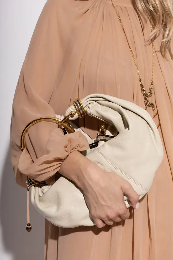 Chloé Bracelet Small Shoulder Bag - Cream