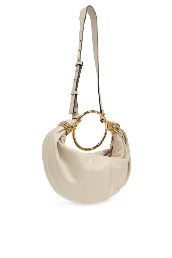 Chloé Bracelet Small Shoulder Bag - Cream