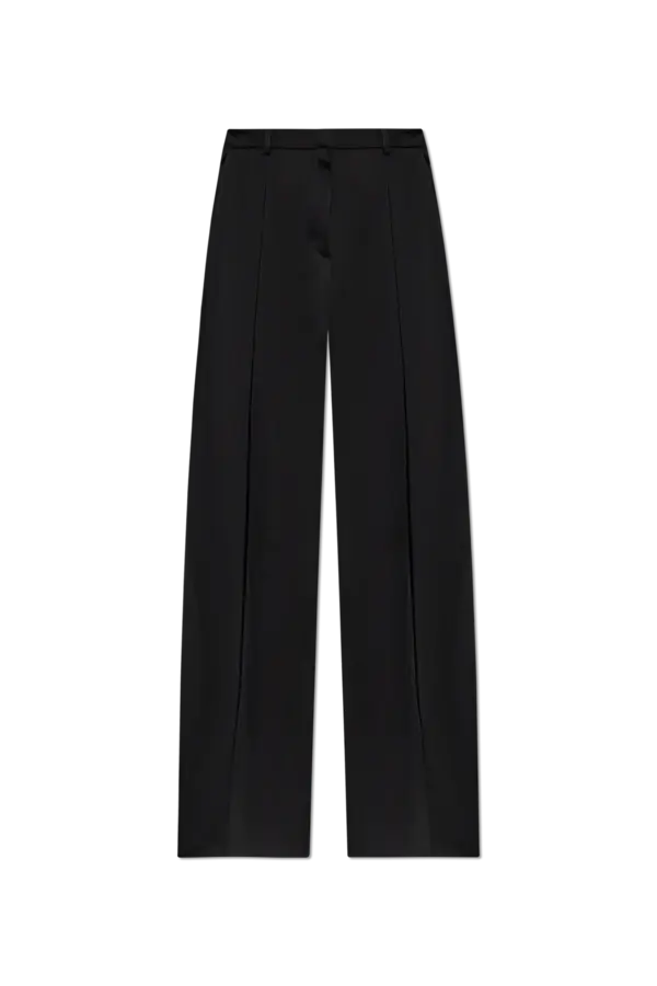 Balmain Straight Leg Trousers With Seam Detailing