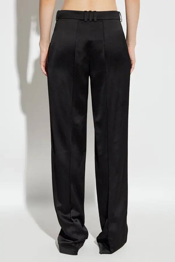 Balmain Straight Leg Trousers With Seam Detailing