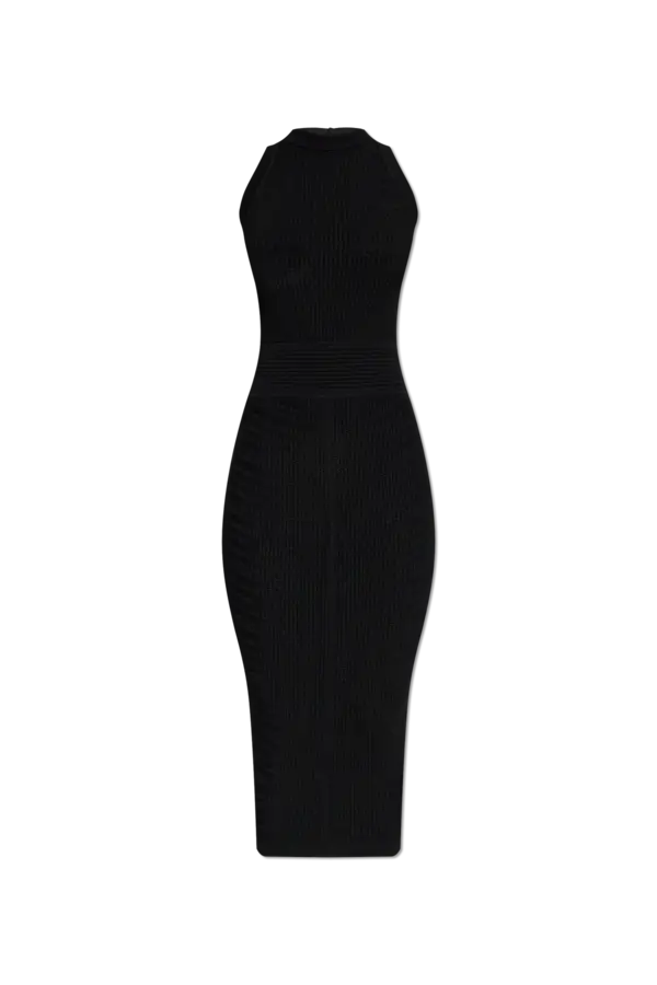 Balmain Fitted Halterneck Dress