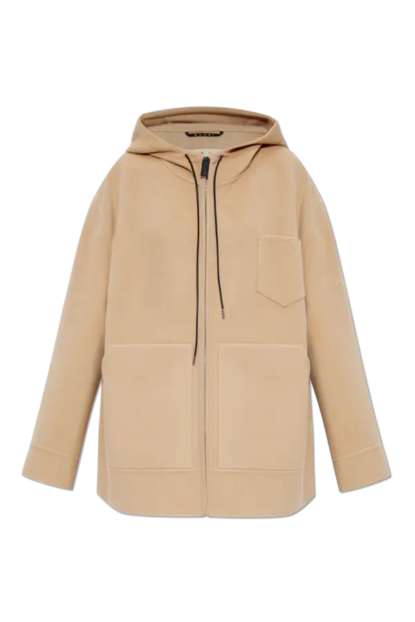 Marni Wool And Cashmere Hooded Jacket