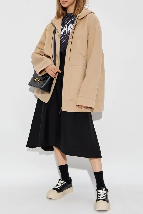 Marni Wool And Cashmere Hooded Jacket