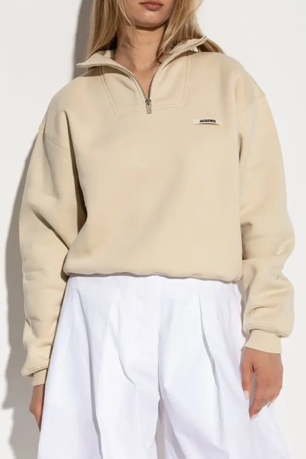 Jacquemus Stand-up Collar Sweatshirt