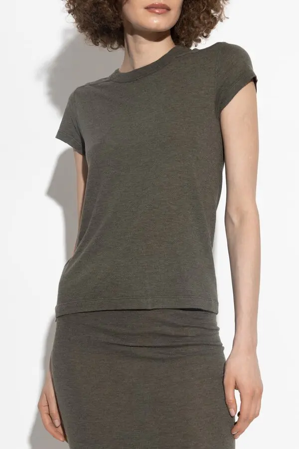 Rick Owens Top With Wool Trim