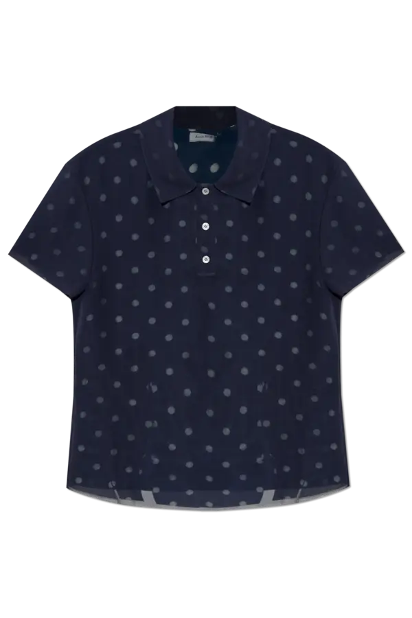 Acne Studios Polka Dot Patterned Shirt