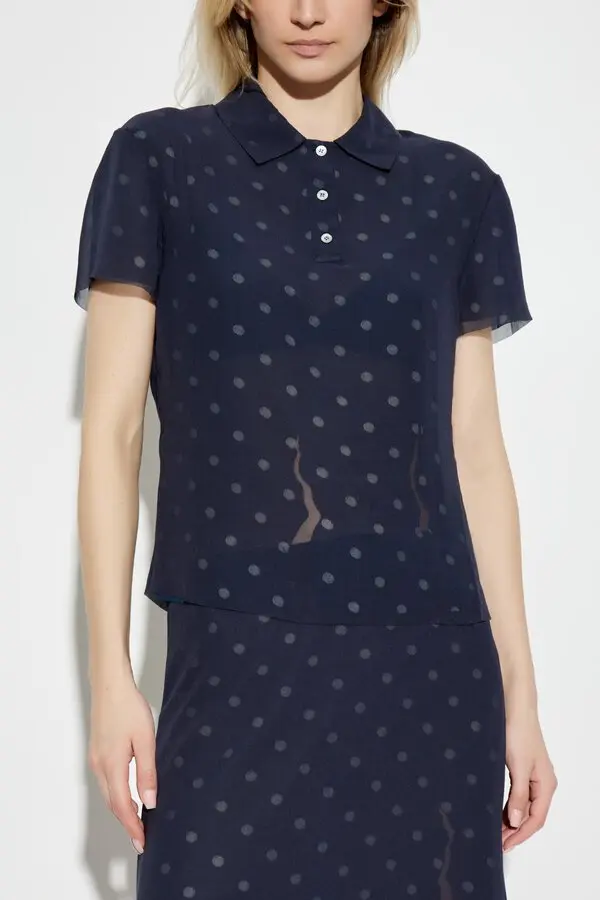 Acne Studios Polka Dot Patterned Shirt