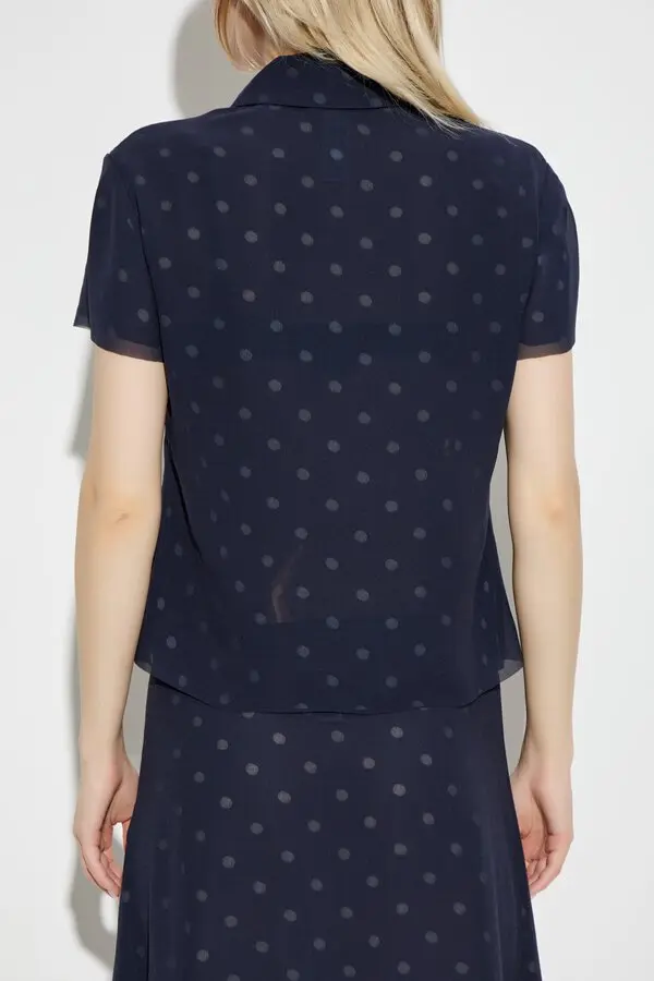 Acne Studios Polka Dot Patterned Shirt