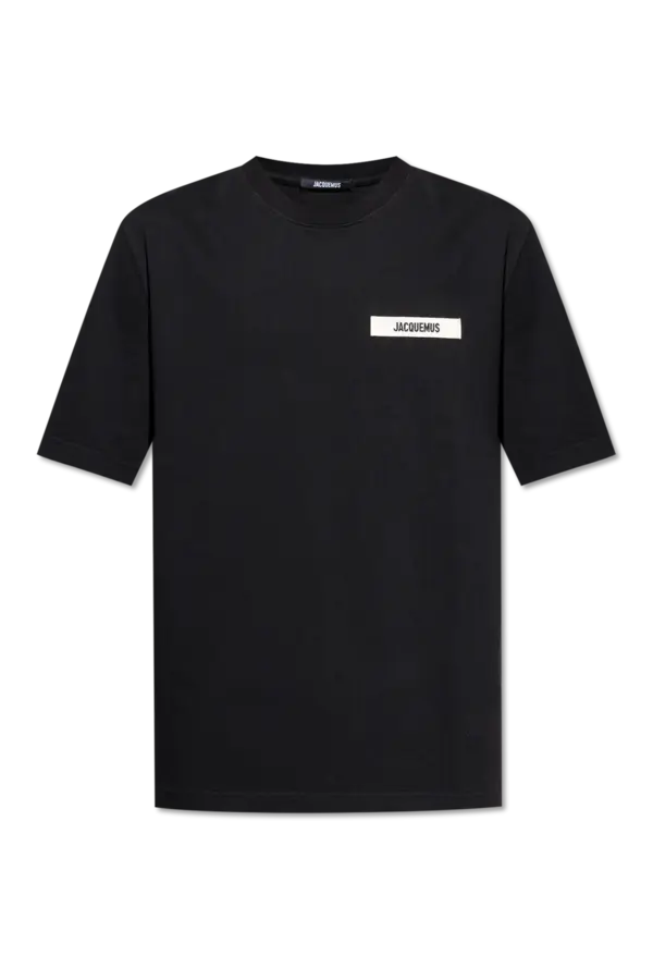 Jacquemus T-shirt With Logo - Black