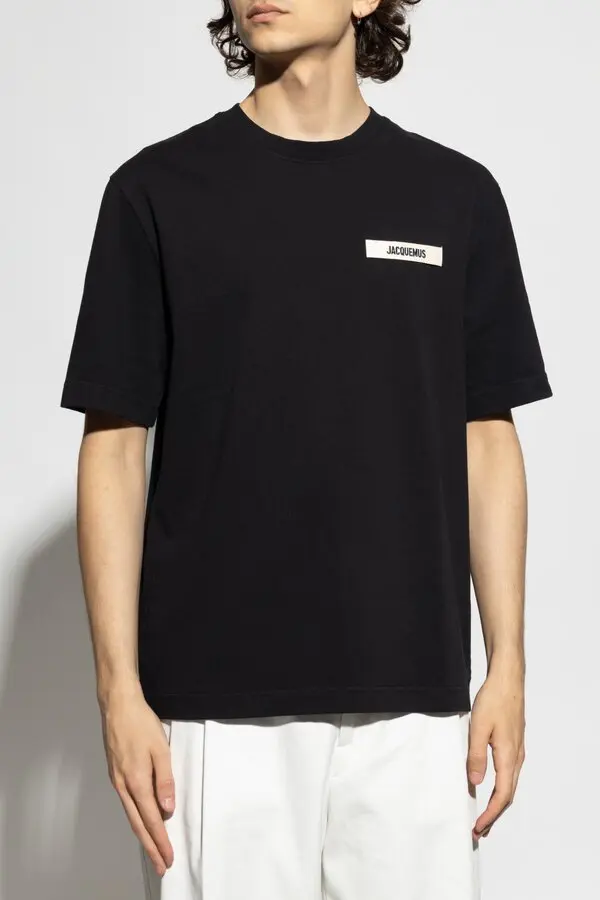 Jacquemus T-shirt With Logo - Black