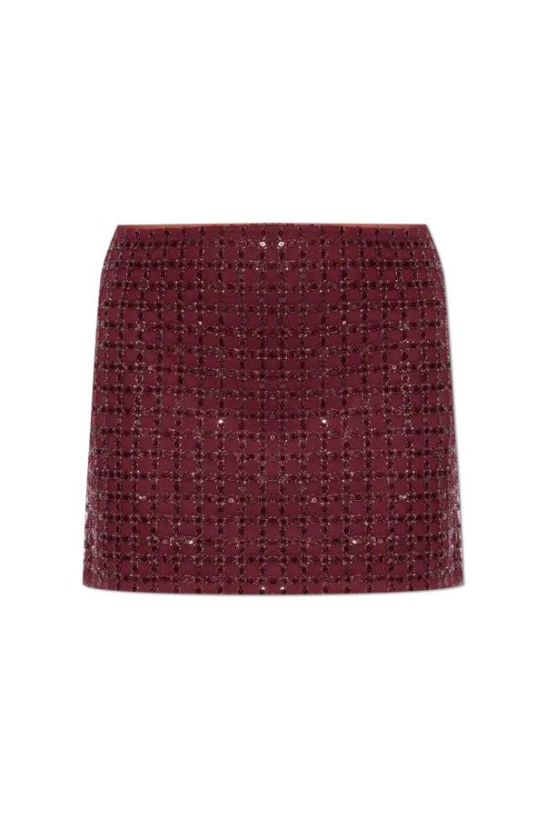 ROTATE BY BIRGER CHRISTENSEN Sequin Mini Skirt