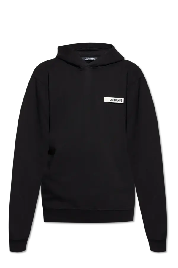 Jacquemus Logo Hoodie - Black
