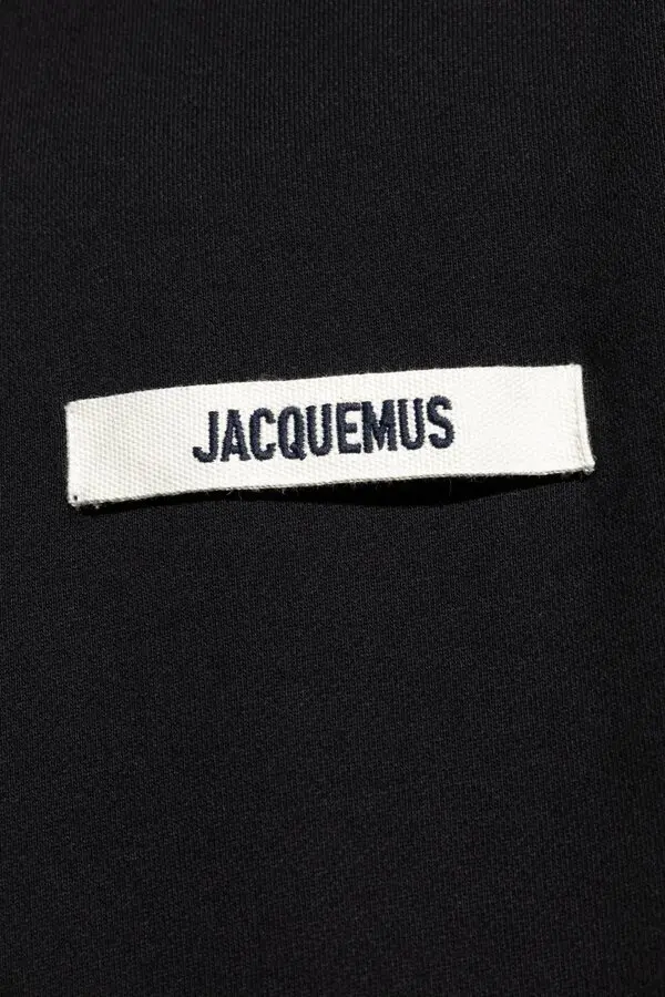 Jacquemus Logo Hoodie - Black
