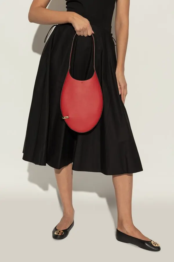 Tory Burch Pierced Shoulder Bag - Red