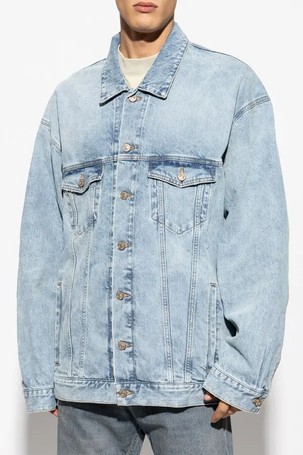 Balenciaga Denim Jacket With Vintage Effect