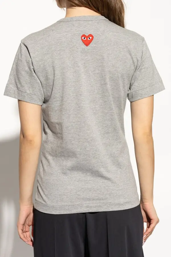 Play Comme Des Garcon T-shirt With Logo Patch