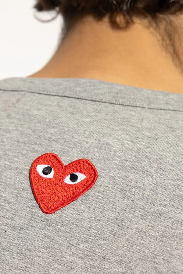 Play Comme Des Garcon T-shirt With Logo Patch