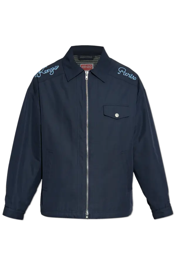 Kenzo Collared Jacket - Navy Blue