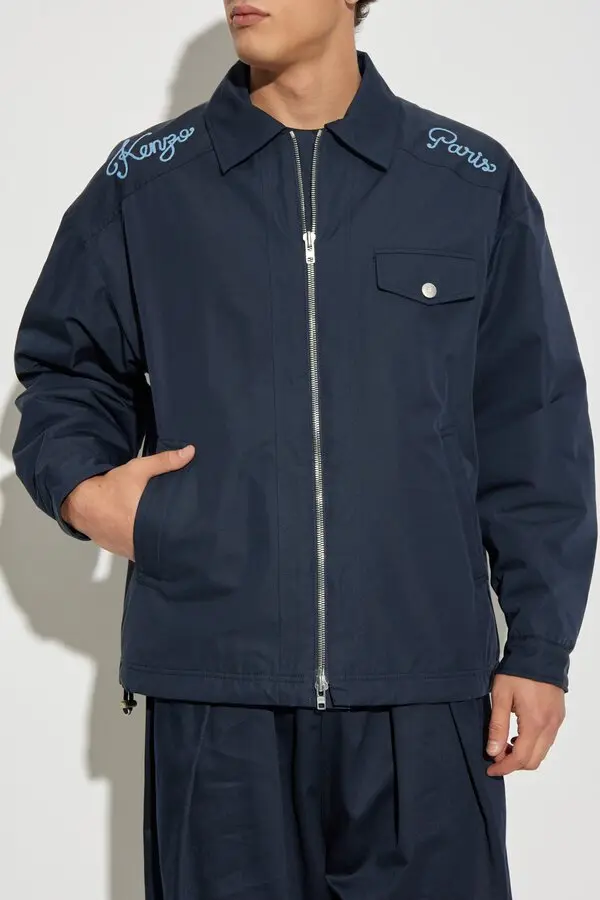 Kenzo Collared Jacket - Navy Blue