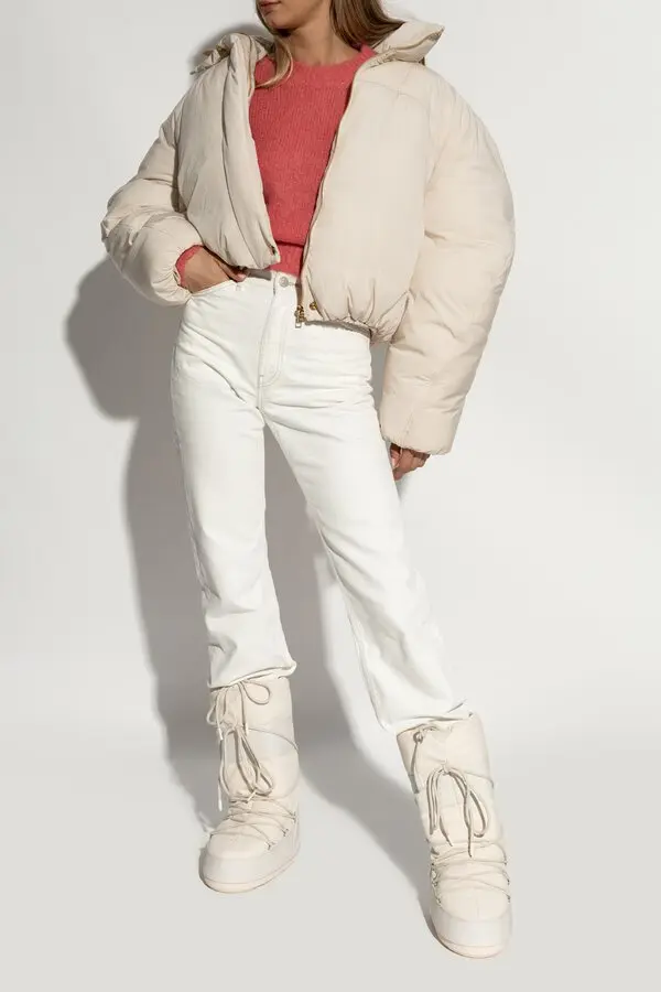 Moon Boot Icon Rubber Snow Boots - Cream