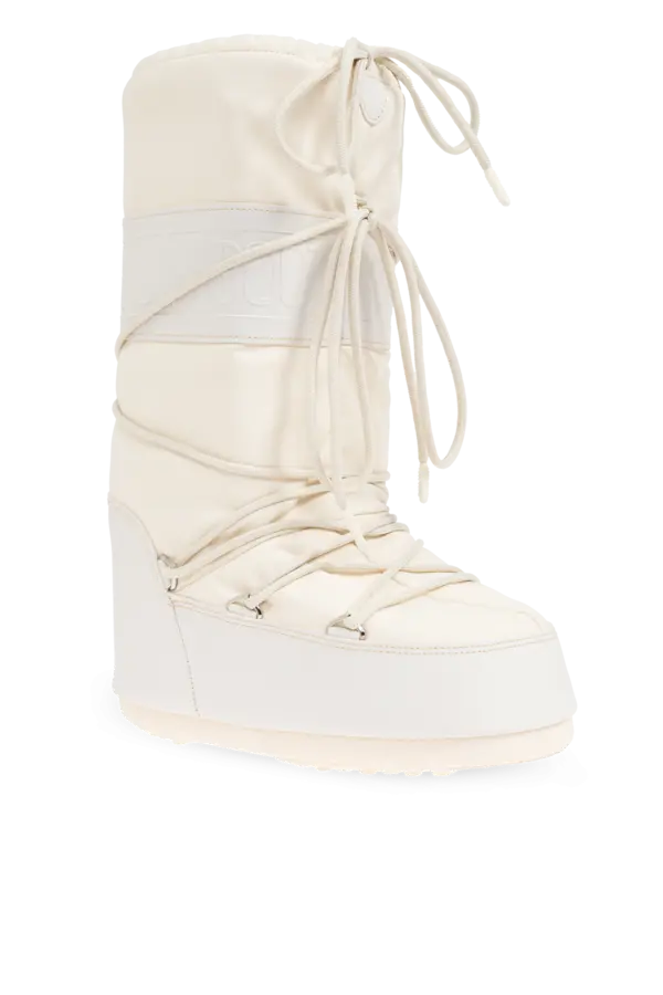 Moon Boot Icon Rubber Snow Boots - Cream