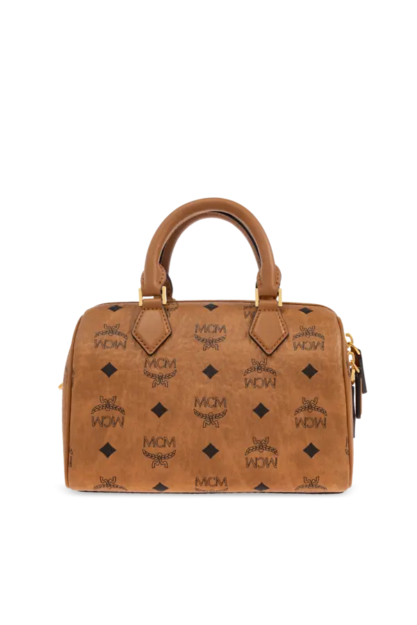 Mcm Ella Boston Handbag - Brown