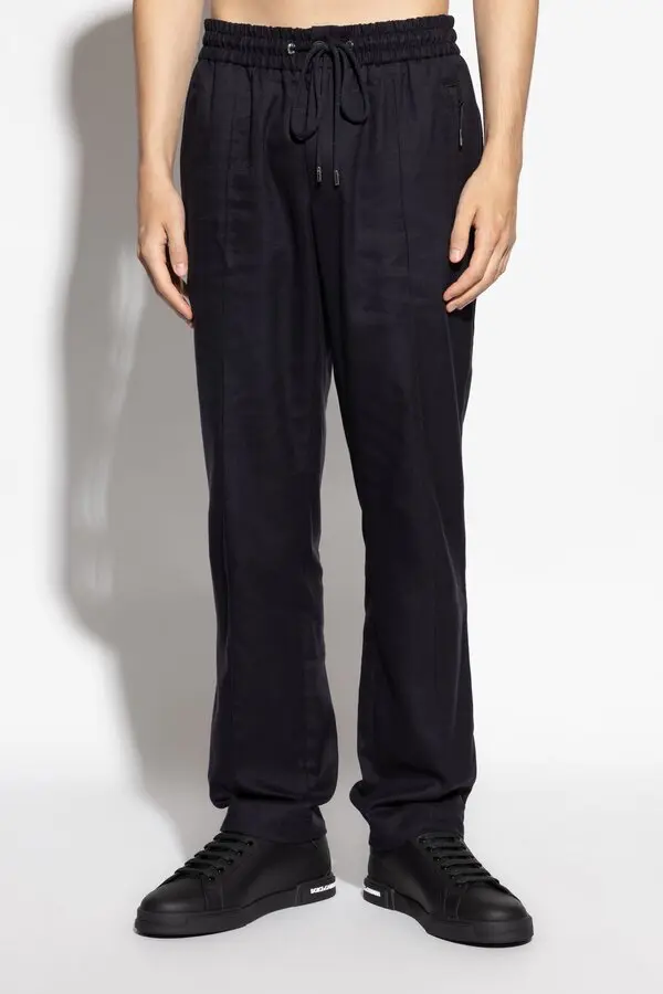 Dolce & Gabbana Trousers With Topstitching