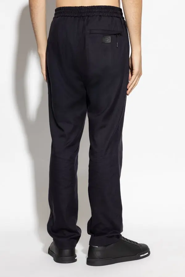 Dolce & Gabbana Trousers With Topstitching
