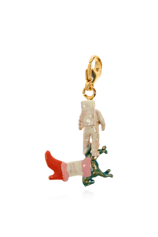 Marni Letter 'l' Pendant With Astronaut Motif - Multicolour