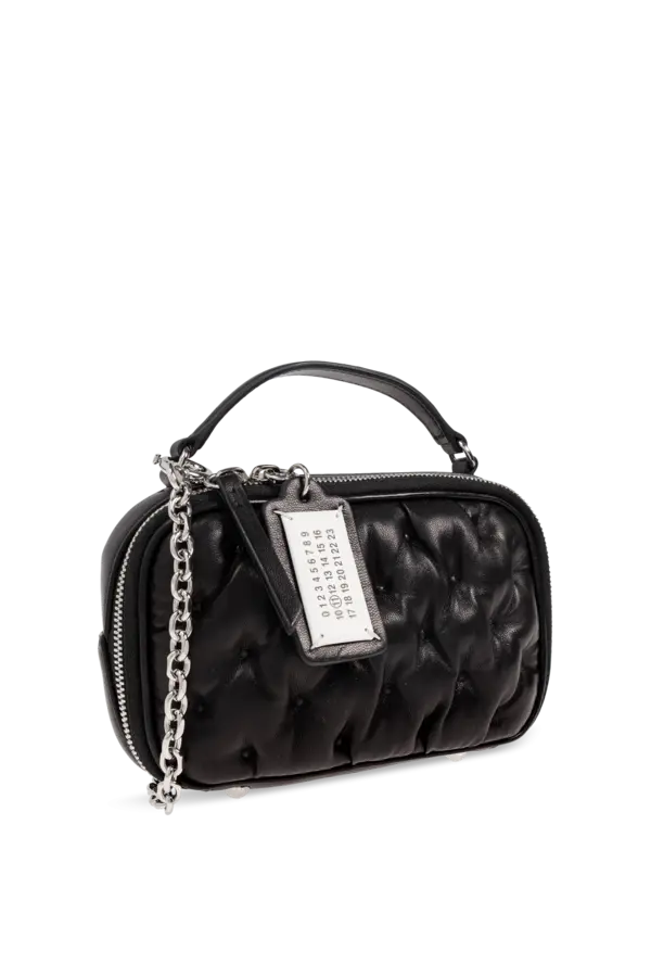 MAISON MARGIELA Quilted Leather Shoulder Bag - Black